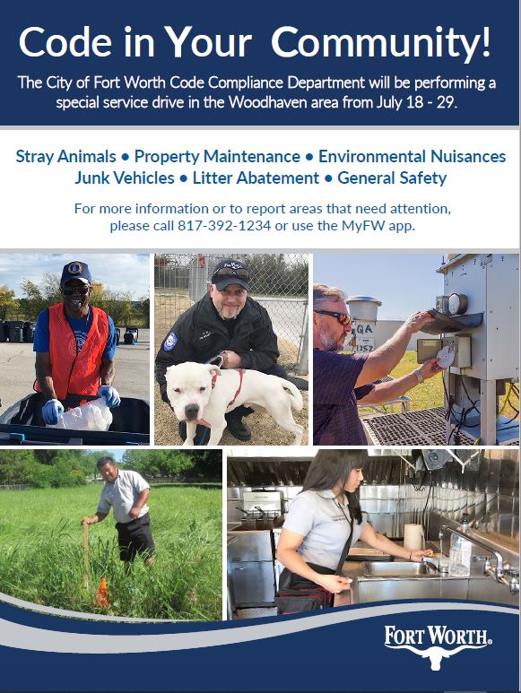 Code Compliance Drive – Woodhaven Neighborhood Association